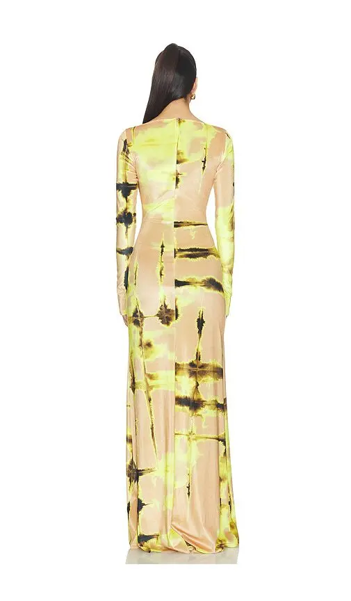 Lapointe Boatneck Gown - Nude
