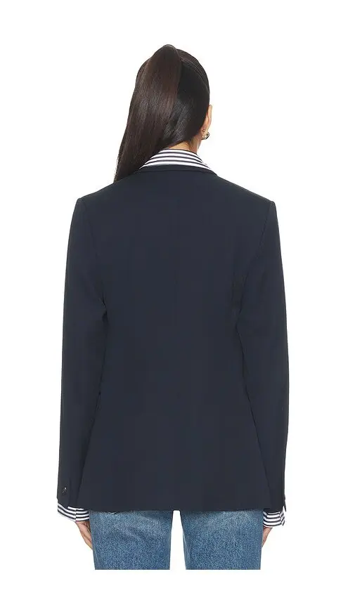 Rag & Bone Frank Poplin Combo Blazer