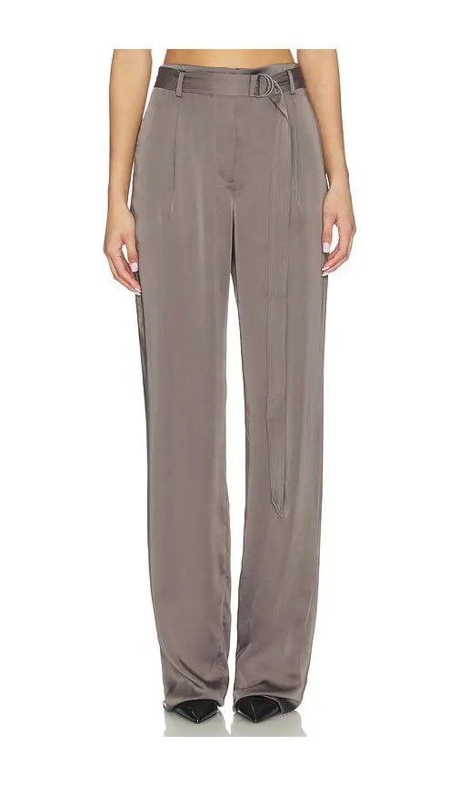 Lapointe Belted Pant - Grey