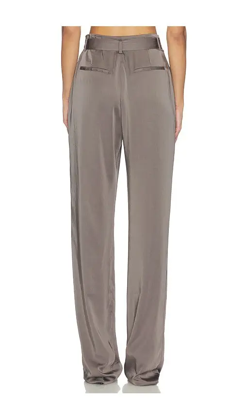 Lapointe Belted Pant - Grey
