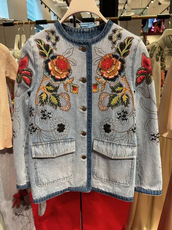 Valentino Garavani Denim Jacket - Blue