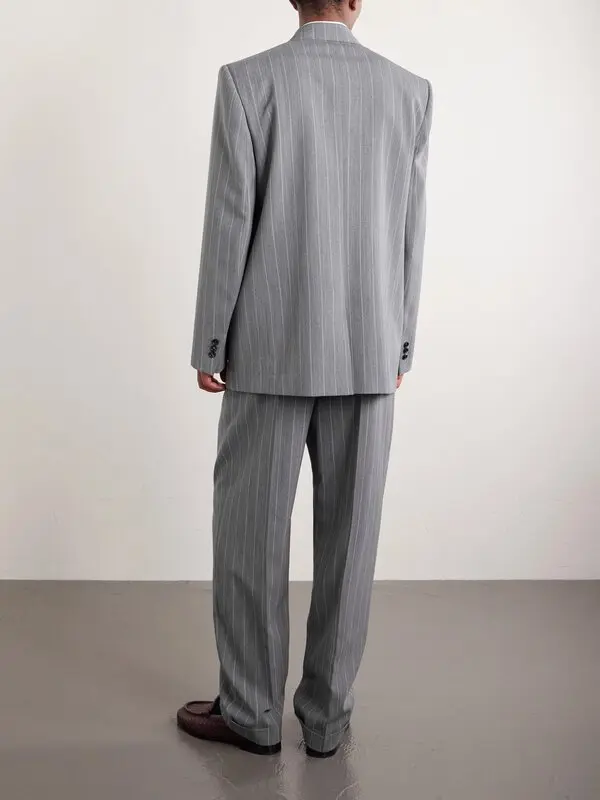 Bottega Veneta Pinstriped Wool Blazer