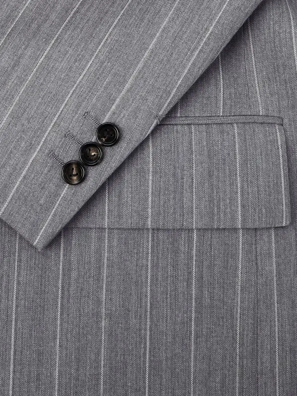 Bottega Veneta Pinstriped Wool Blazer