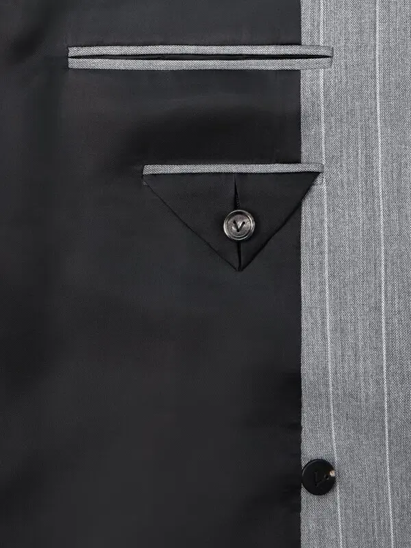 Bottega Veneta Pinstriped Wool Blazer