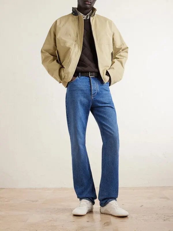 Bottega Veneta Straight-leg Organic Jeans - Blue