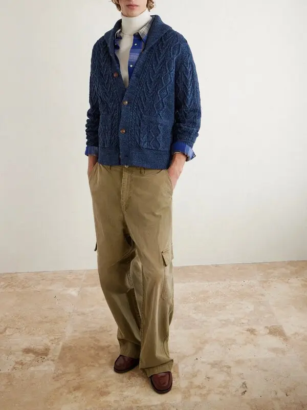 Ralph Lauren Cable-knit Cotton Cardigan