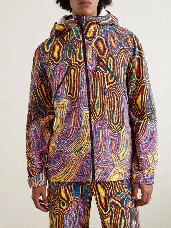 Aztech Mountain Matthew Day Jackson Hayden Printed Ski Jacket - Purple