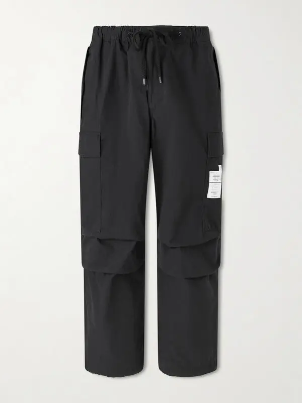 NEIGHBORHOOD Wide-leg Cotton-blend Ripstop Cargo Trousers
