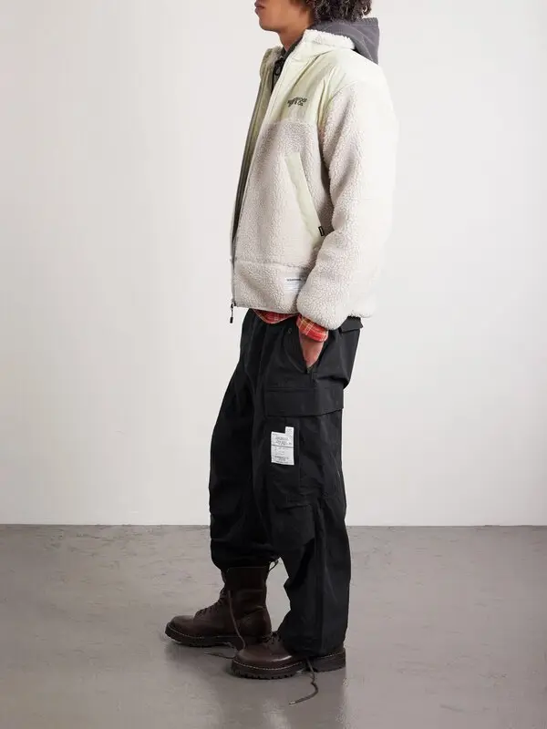 NEIGHBORHOOD Wide-leg Cotton-blend Ripstop Cargo Trousers