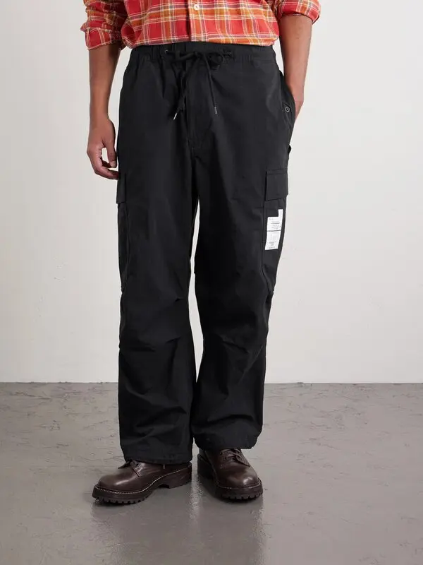 NEIGHBORHOOD Wide-leg Cotton-blend Ripstop Cargo Trousers