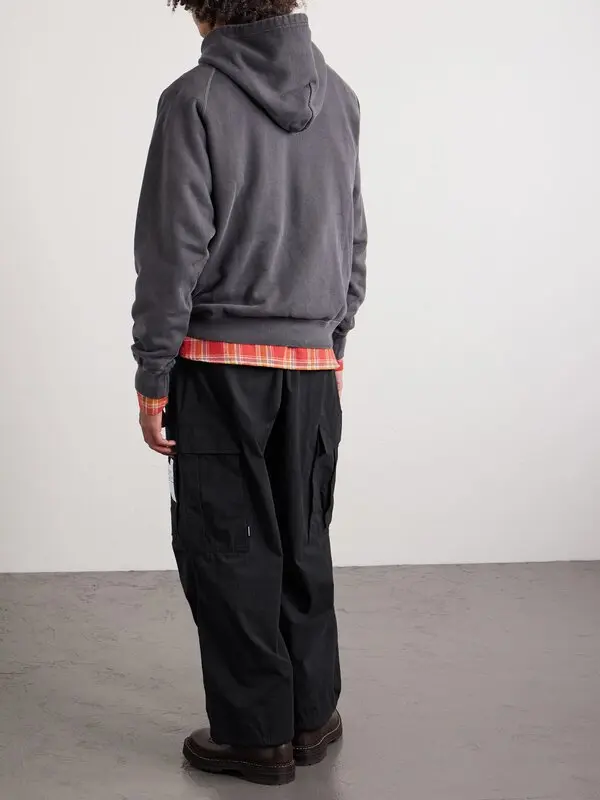 NEIGHBORHOOD Wide-leg Cotton-blend Ripstop Cargo Trousers