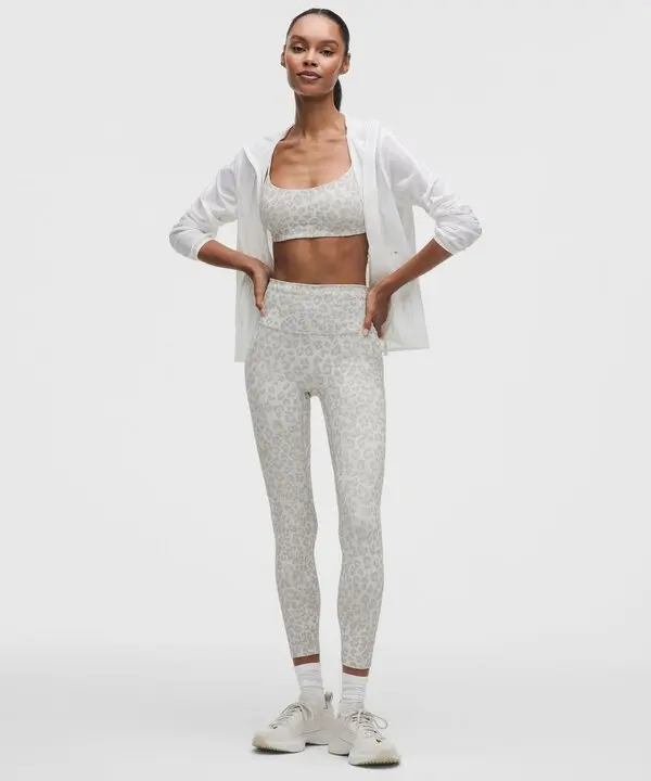 Lululemon Wunder Train No Line High-rise 25" Tights - True Leopard White Multi