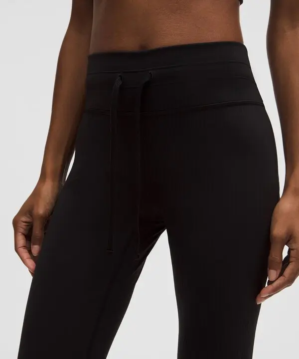 Lululemon Groove High-rise Ribbed Wide-flare Pant