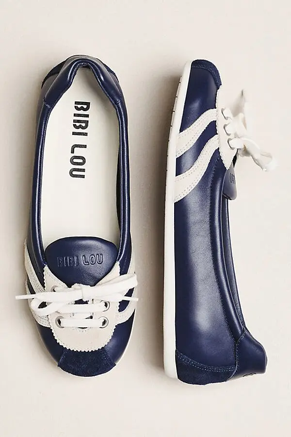 BIBI LOU Lace-up Sneaker Flats - Marino