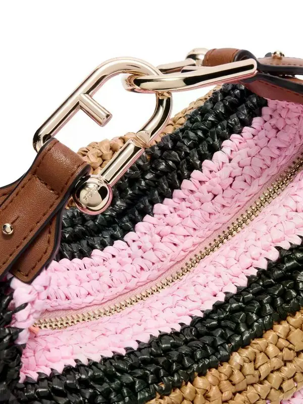 Furla Tonie Striped Shoulder Bag