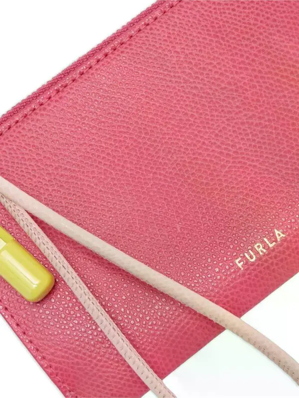 Furla Iride Envelope Leather Clutch - Pink