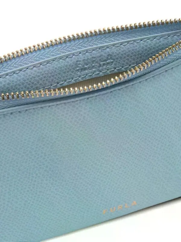 Furla Leather Zip Clutch