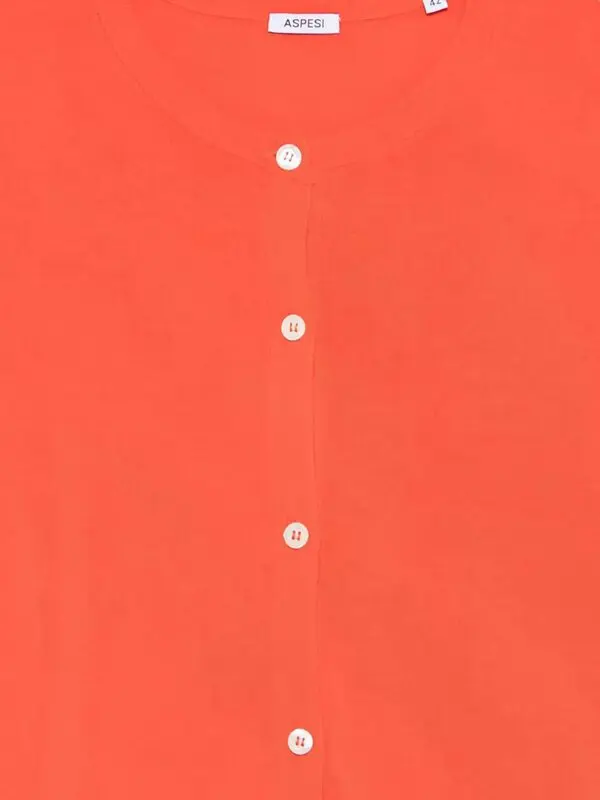 Aspesi Buttoned Cardigan - Orange
