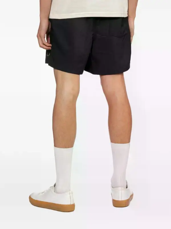Fred Perry Logo Embroidered Elasticated Waist Shorts