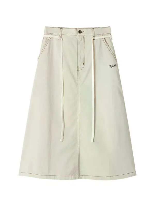 FINGERCROXX Logo-embroidered Skirt