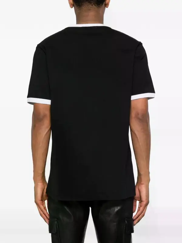 ERNEST W. BAKER Round-nek Rose-print T-shirt