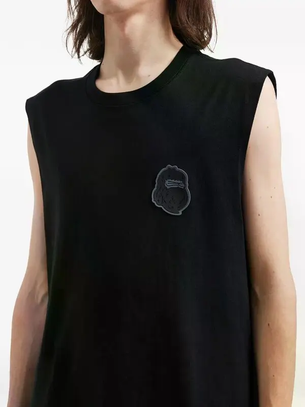 FINGERCROXX Appliqué Tank Top - Black