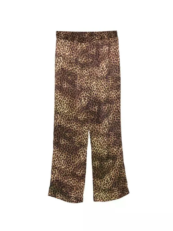ERNEST W. BAKER Animal-print Trousers - Brown