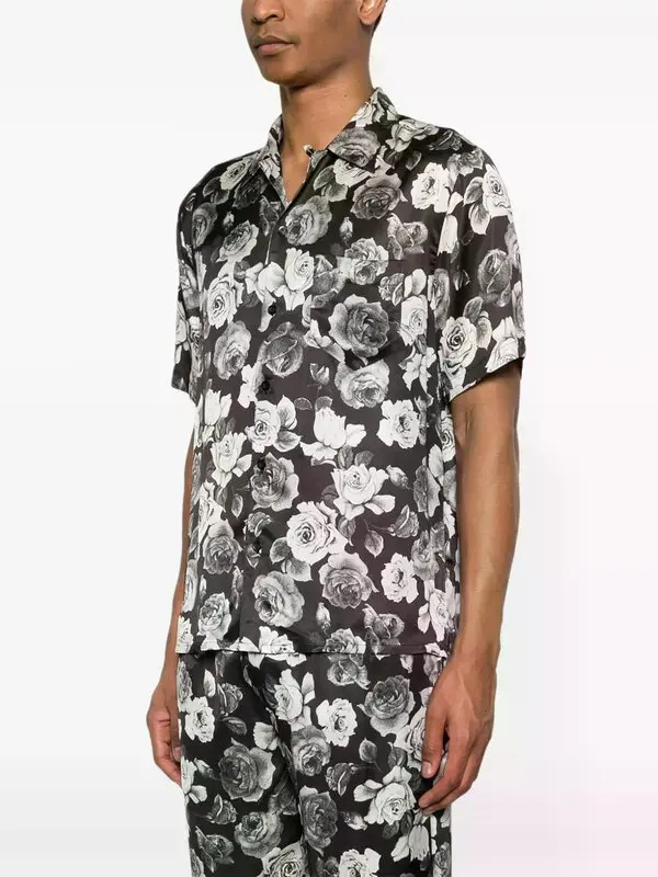 ERNEST W. BAKER Rose-print Shirt