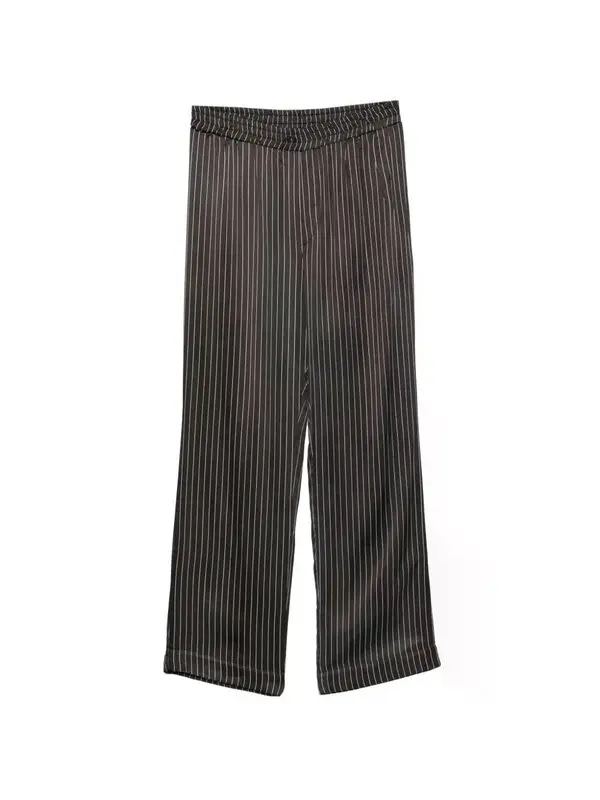 ERNEST W. BAKER Striped Trousers - Black
