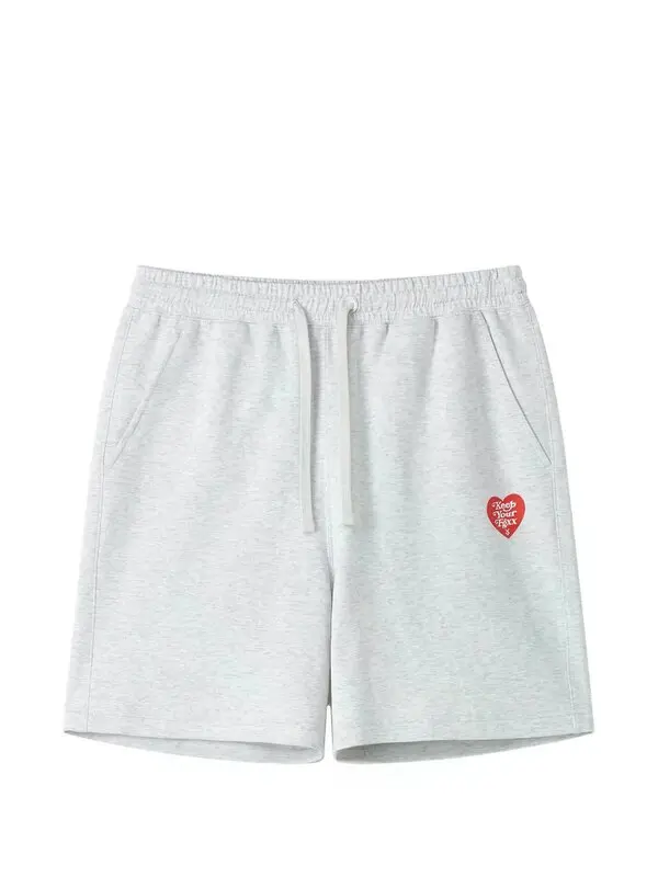 FINGERCROXX Heart-motif Track Shorts