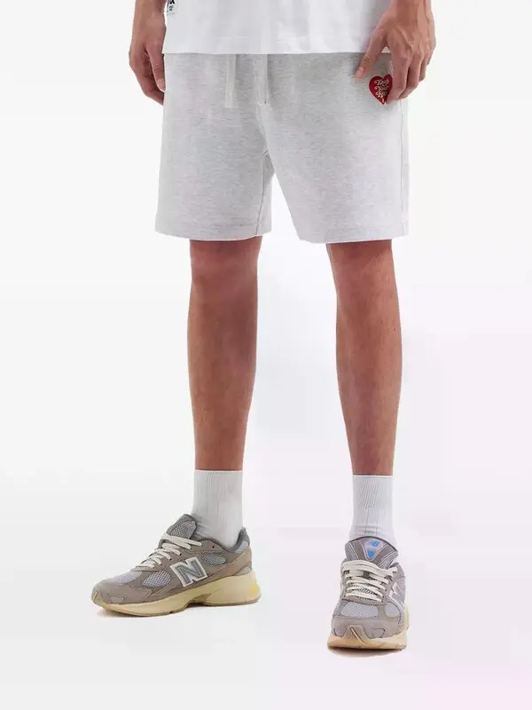 FINGERCROXX Heart-motif Track Shorts