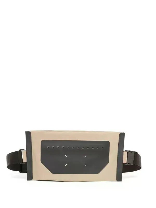 MAISON MARGIELA Signature Four-stitch Logo Crossbody Bag - Neutrals