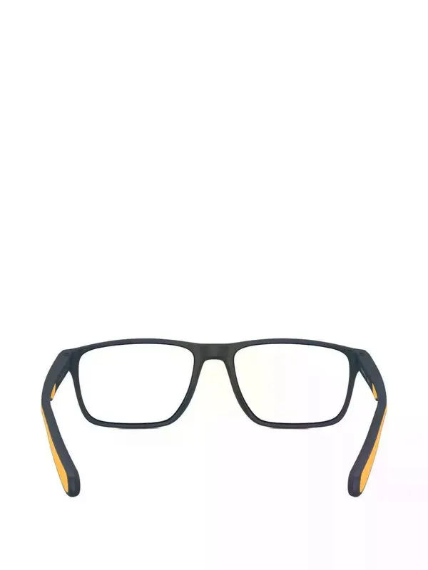 Emporio Armani Rectangle-frame Logo Glasses - Blue