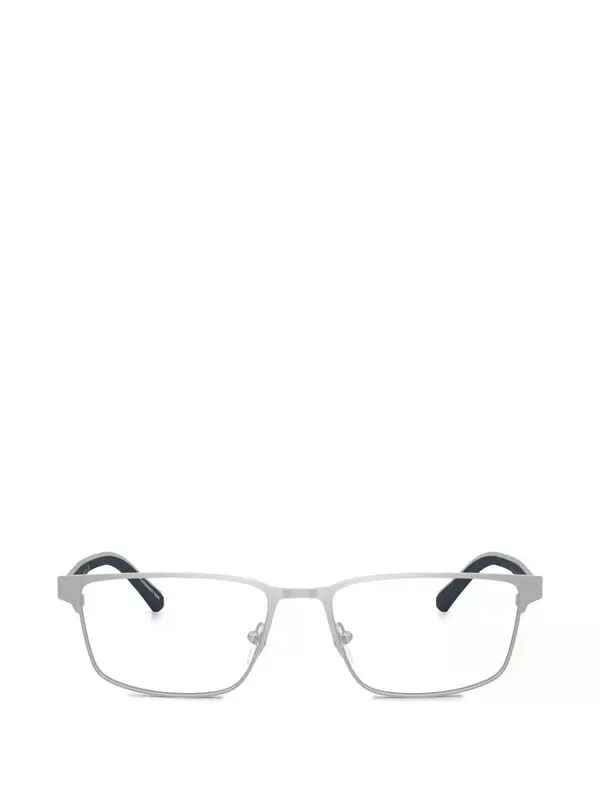 Emporio Armani Eyeglasses Rectangle Frame - Silver
