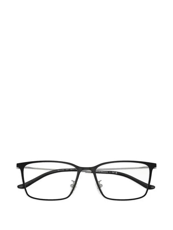 Emporio Armani Rectangle-frame Eyeglasses - Black