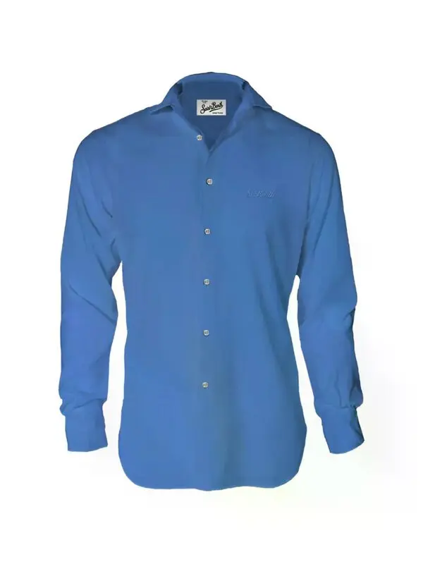 MC2 SAINT BARTH Embroidered Button-up Shirt