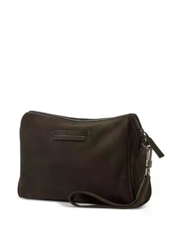 Zegna Logo-detail Zip-fastening Pouch