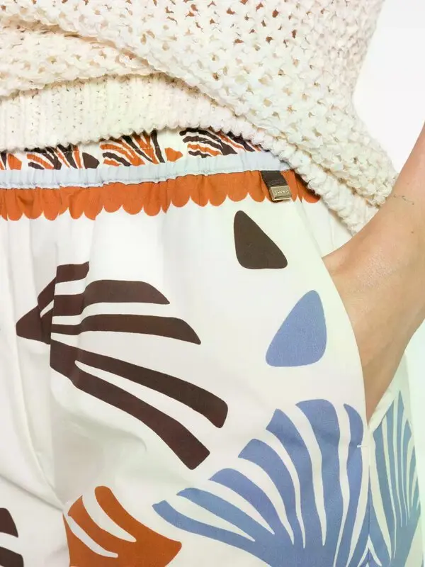Herno Elasticated-waistband Printed Shorts