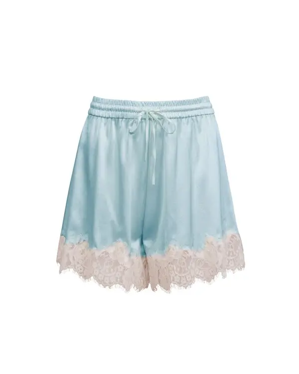 FLEUR DU MAL Juliet Lace Short - Frosted Mint