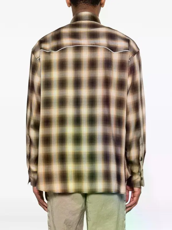 Kolor Plaid-pattern Shirt