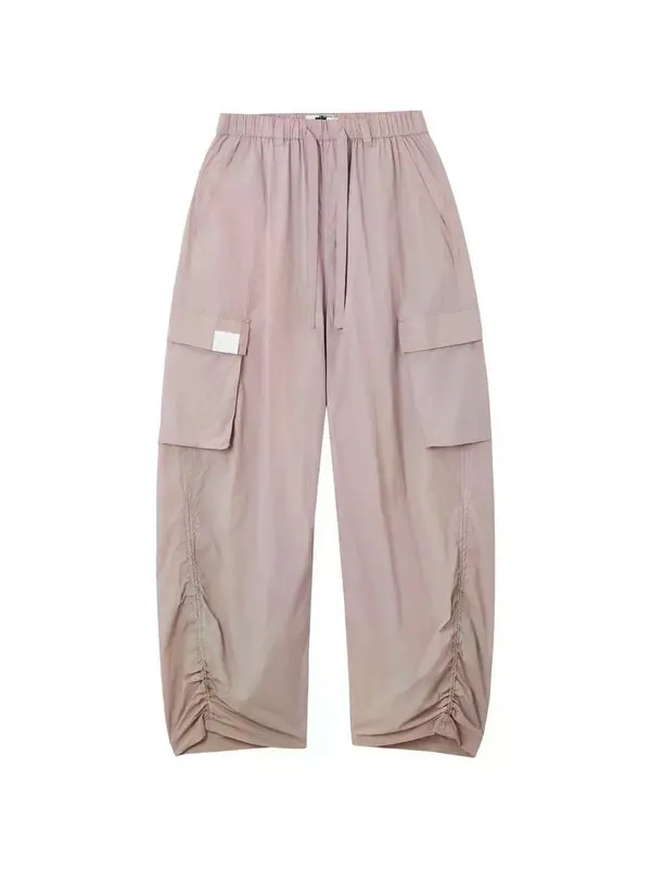 Izzue Cargo Drawstring Trousers - Pink