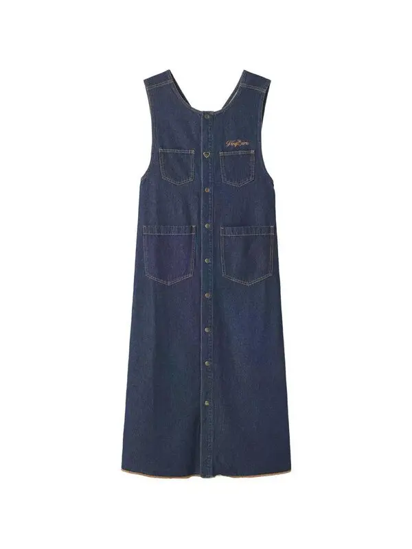 FINGERCROXX Multi-pocket Dress - Blue