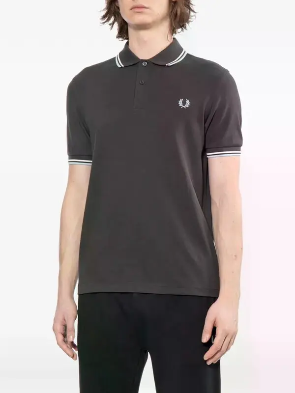 Fred Perry Embroidered Short-sleeve Polo Shirt