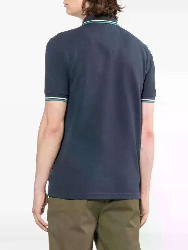 Fred Perry Logo Polo Shirt - Blue