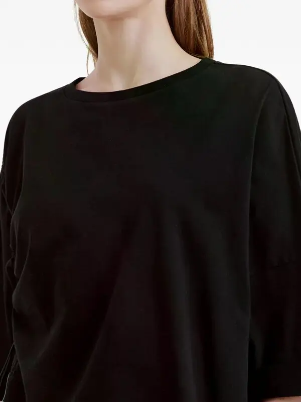 Izzue Gathered T-shirt - Black
