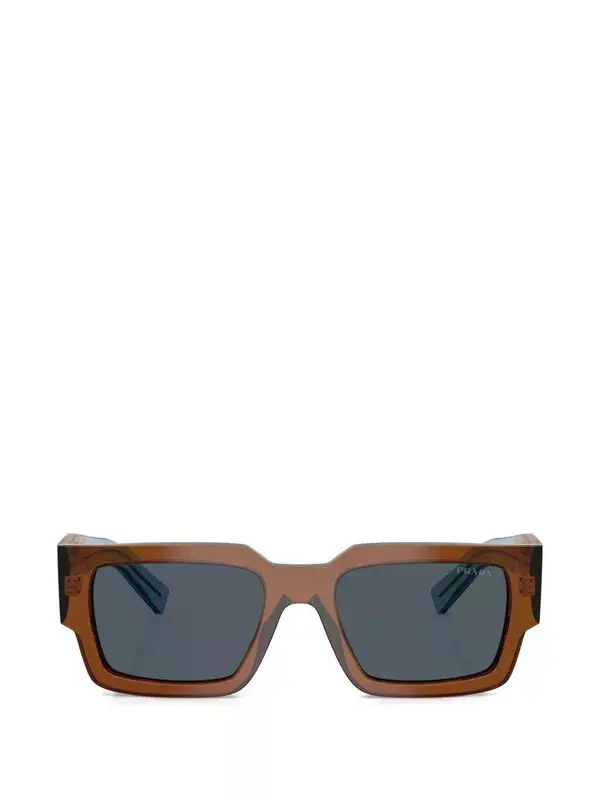 Prada Square-frame Sunglasses - Brown
