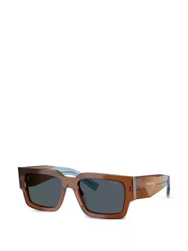Prada Square-frame Sunglasses - Brown