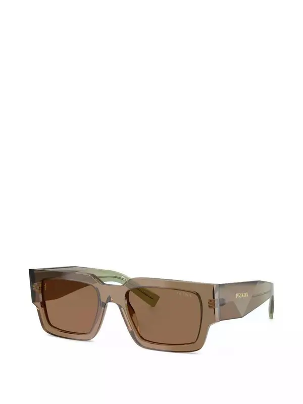Prada Square Frame Sunglasses - Brown