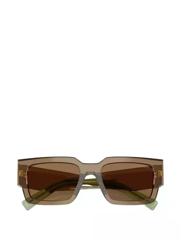 Prada Square Frame Sunglasses - Brown