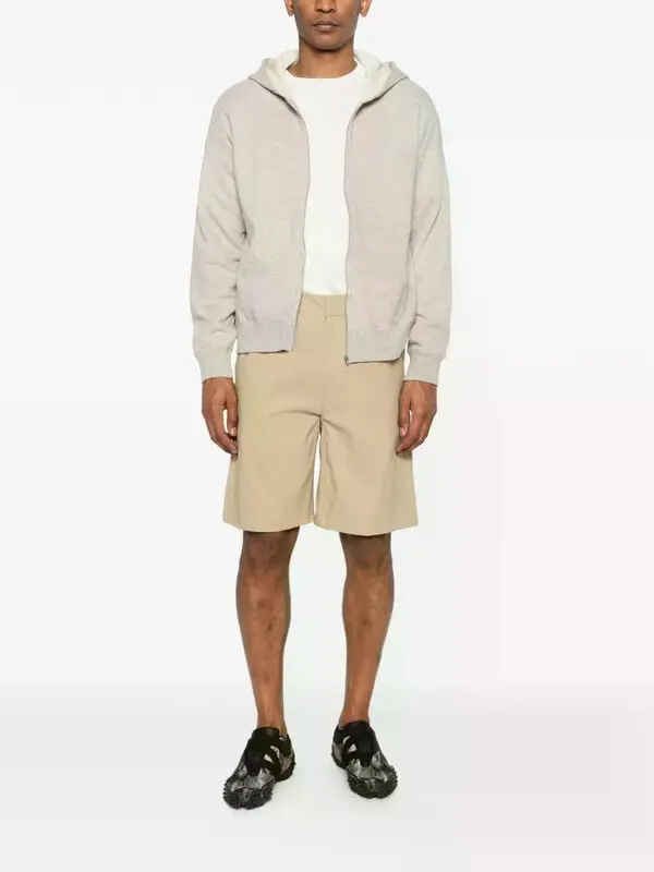 Oakley Pleated Bermuda Shorts - Neutrals